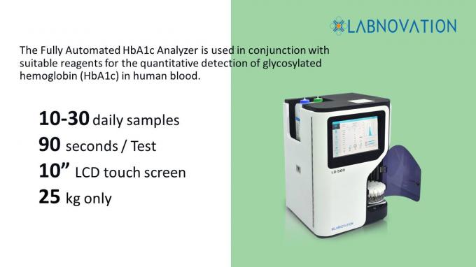 HPLC Method POCT HbA1c Analyzer Excellent Performance Full Automated ...