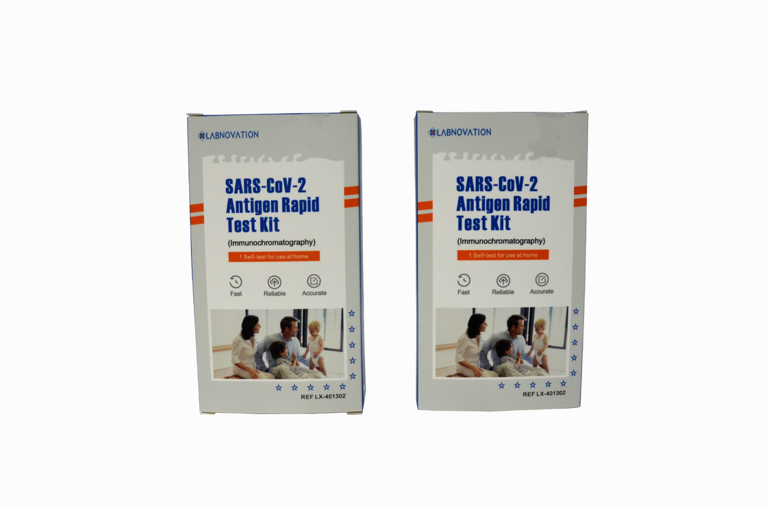 Labnovation SARS CoV 2 Antigen Rapid Test Kit Nasal Specimen For Self Test