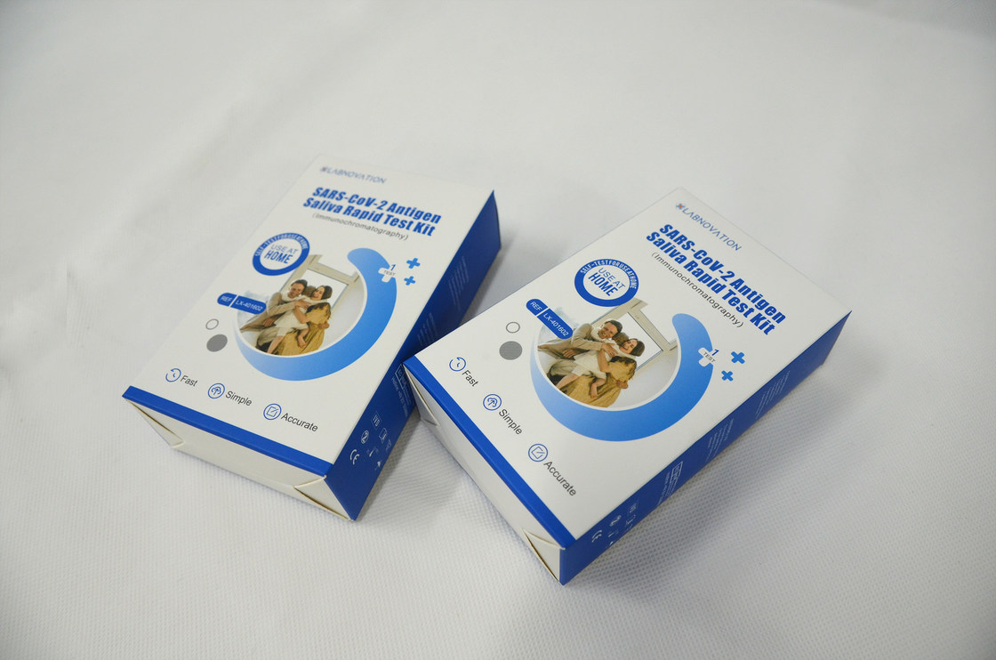 SARS-CoV-2 Saliva Self Test Kit Single Pack Portable RTK Ag Saliva Test Kit