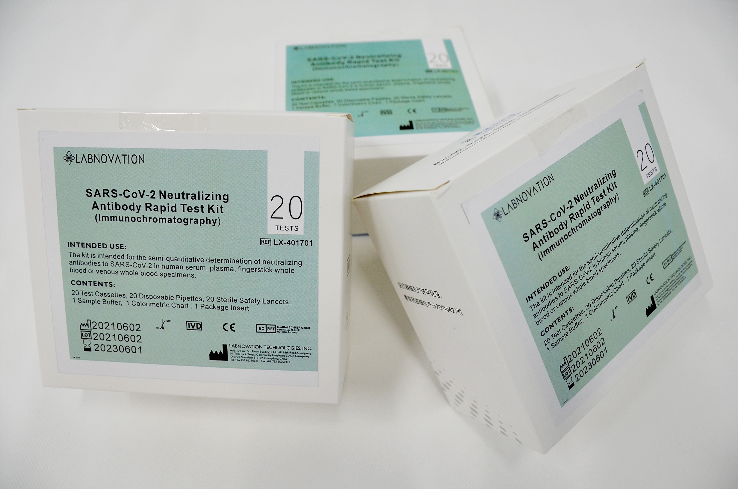 ISO9001 Universal Neutralizing Antibody Test Kit Whole Blood Serum ...